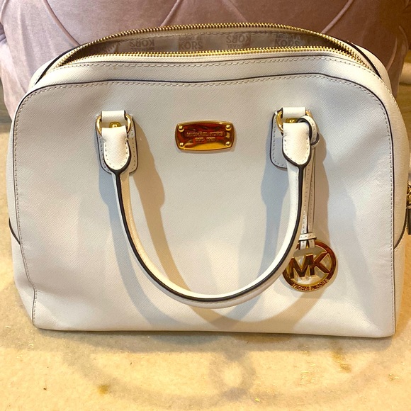 Michael Kors | Bags | Michael Kors White Purse | Poshmark